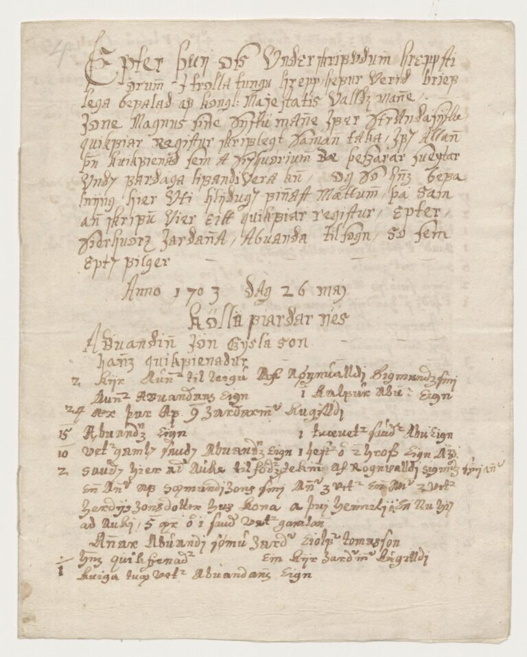 Kvikfjártal Árna og Páls – september – Heimildir